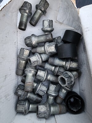 Set (20) VW Volkswagen Wheel Lug Bolt Beetle Jetta Golf OEM GENUINE ...
