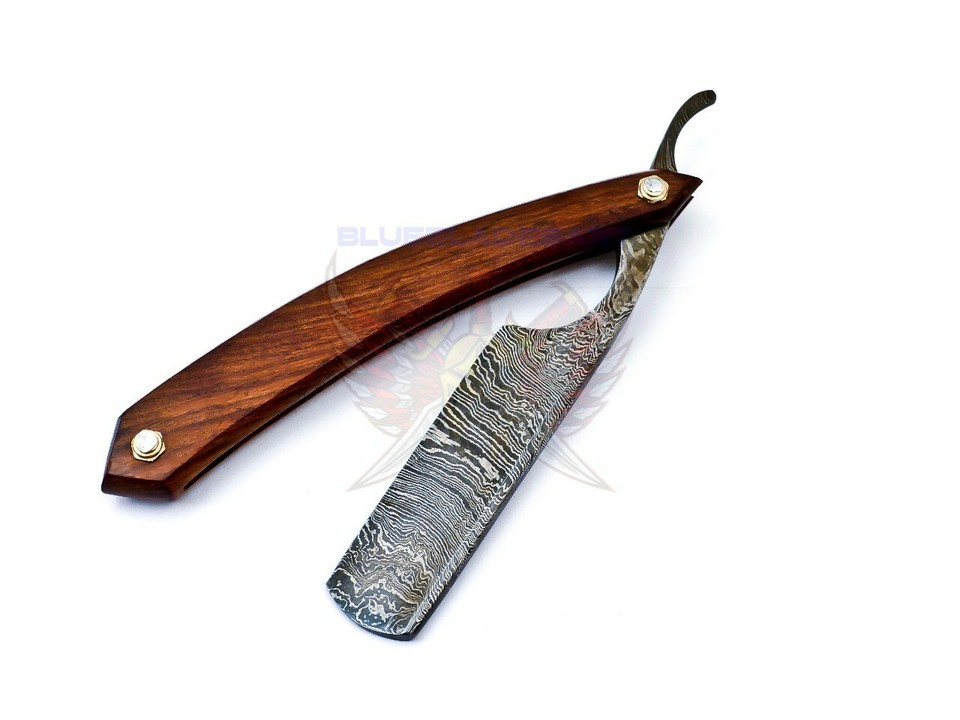 9.0" Handmade Damascus Folding Pocket Custom hand made Blade Straight ...