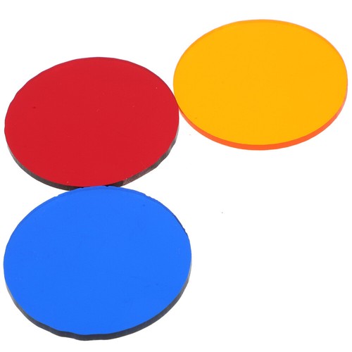 9 Pcs Filter Round Color Light Filters for Led Lights Circular Film | eBay