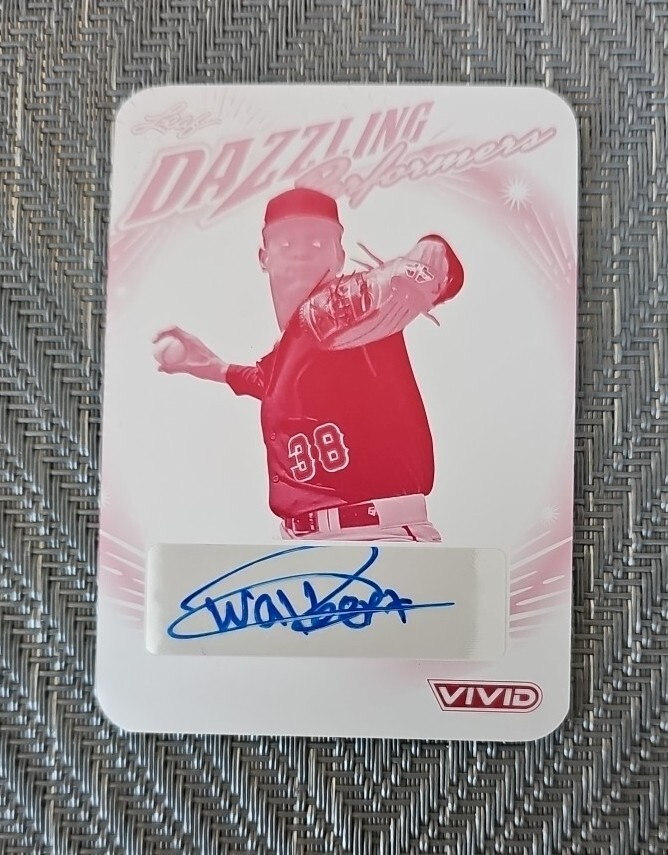 2023 Leaf Vivid Walbert Urena Magenta Printing Plate Auto 1/1 Angels | eBay