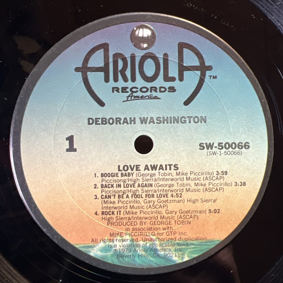 Deborah Washington - Love Awaits Lp Ariola Disco Funk Soul vg+ | eBay