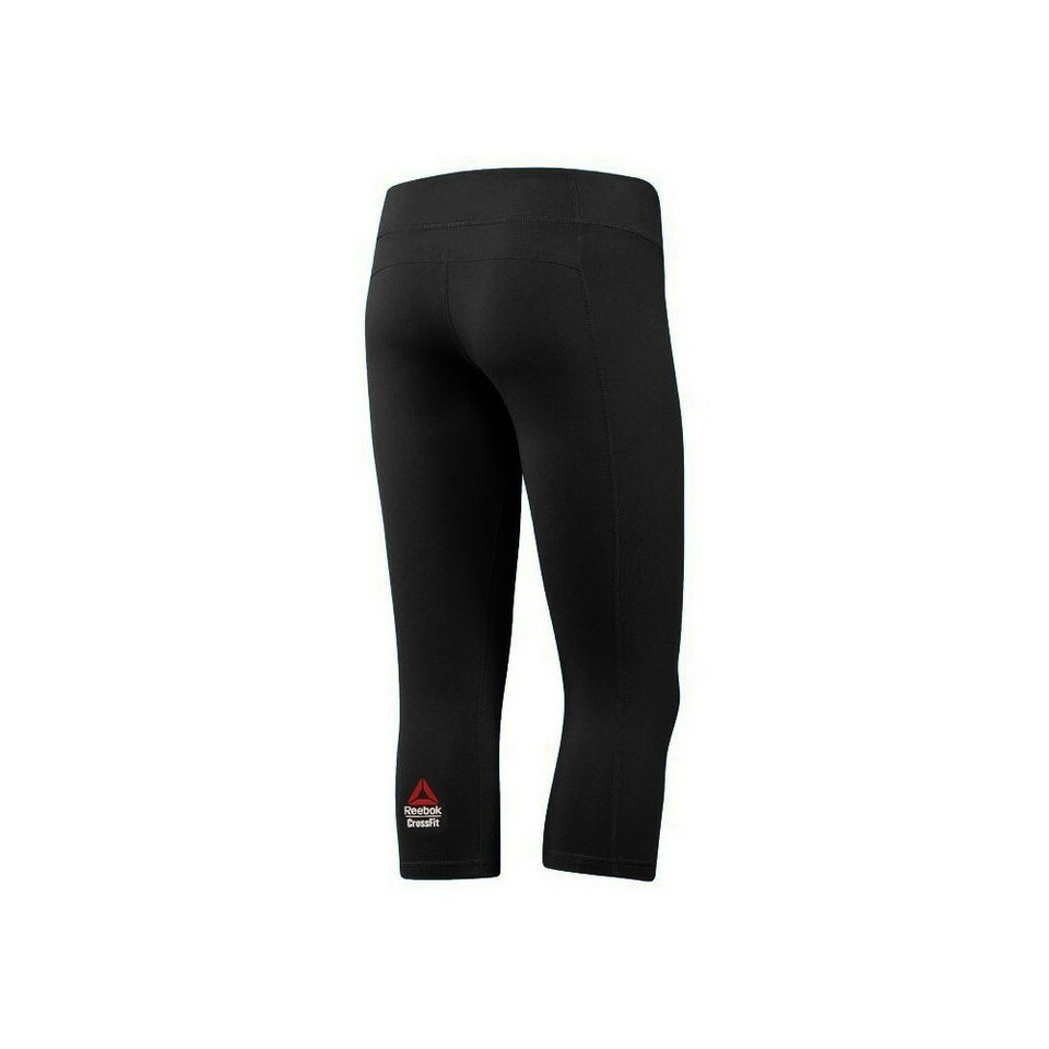 Reebok 2017 CrossFit Games Women's Black Performance 3/4 Capri Pants ...