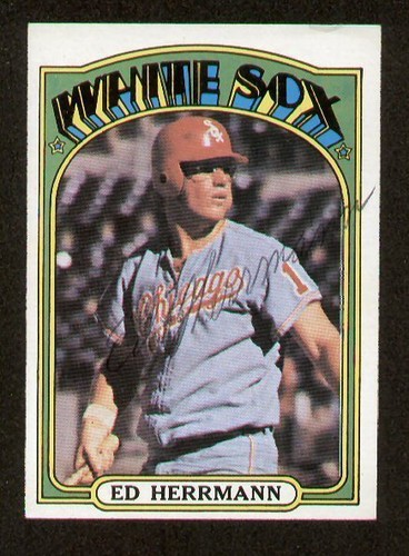 Ed Herrmann #452 signed autograph auto 1972 Topps Baseball Trading Card ...