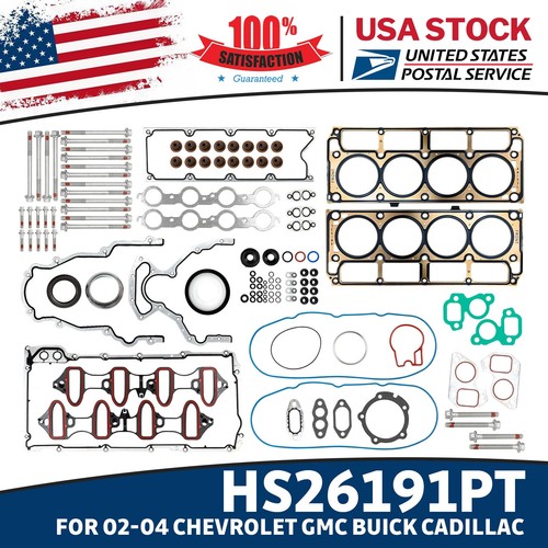 NEW Head Gasket Set Bolts For 02-04 Chevrolet GMC Buick OEM# HS26191PT ...