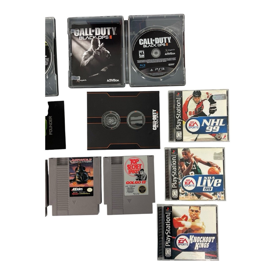 Video Game Lot 360/ PS3 call of duty PS1 NES Double Dragon all tested ...