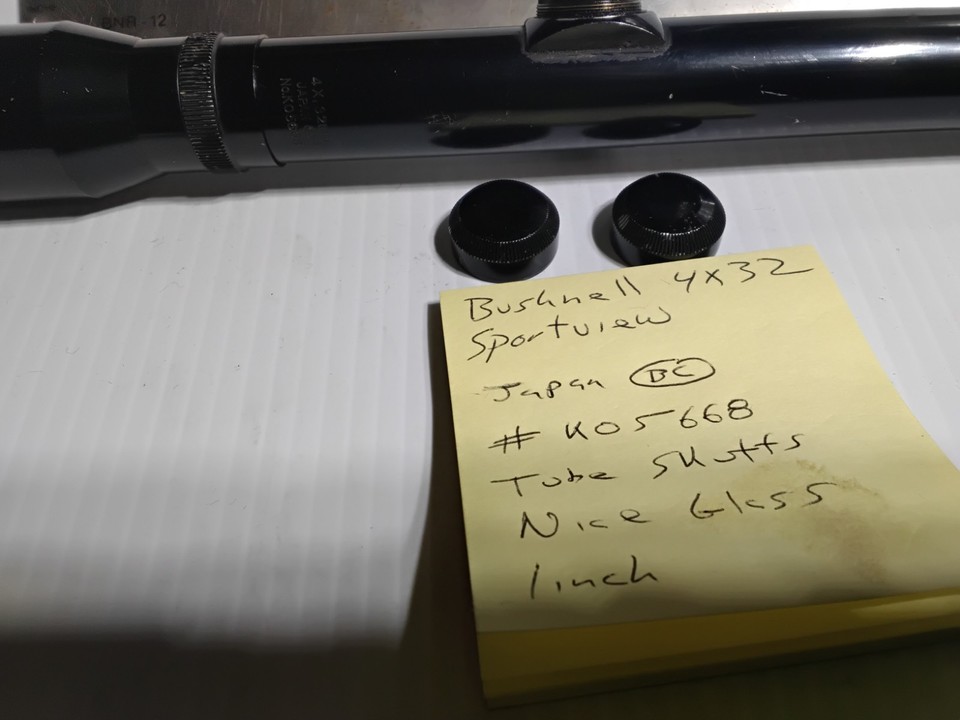 Bushnell Sportview Rifle Scope Standard crosshair Reticle 4X32,JAPAN ...