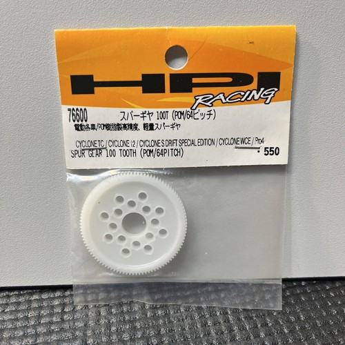 HPI 76600 Spur Gear 100T 64p Delrin Pro4 Cyclone Hara Vintage RC ...