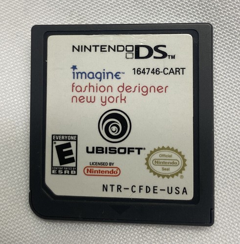 Imagine Nintendo DS Fashion Designer New York Game Ubisoft Cartridge ...