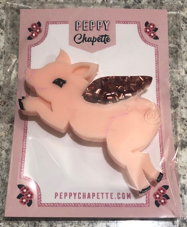 Peppy Chapette Penelope Pig Brooch - Brand New In Packet | eBay Australia