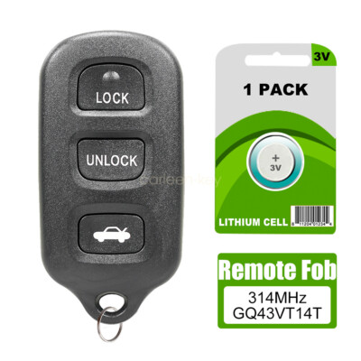 For 2003 - 2008 Toyota Camry Matrix Vibe Remote Control Car Key Fob ...