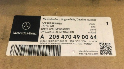 2017-2021 MERCEDES C300 C43 GLC300 GLC43 FUEL PUMP, 205470490064 ...