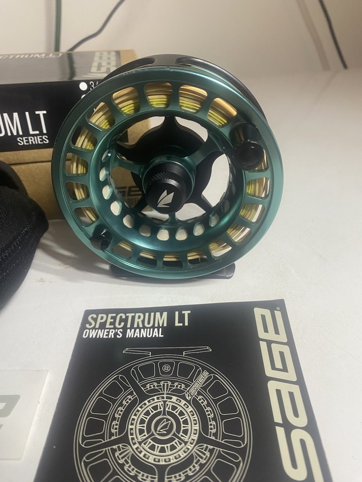 SAGE SPECTRUM LT 5/6 FLY REEL! BOX/CASE/MANUAL W/ NEW SA MS INFINITY ...
