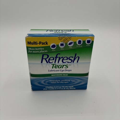 Refresh Tears Lubricant Eye Drops 4+1 Bonus Multi-Pack, 65 ml. EXP 05/ ...