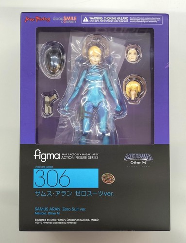 FIGMA 306 Model number Samus Aran Zero Suit VER. GOOD SMILE COMPANY | eBay