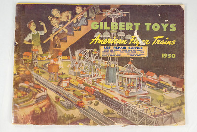 American Flyer/Gilbert Toys Erector Sets 1950 Color Catalog; GC | eBay
