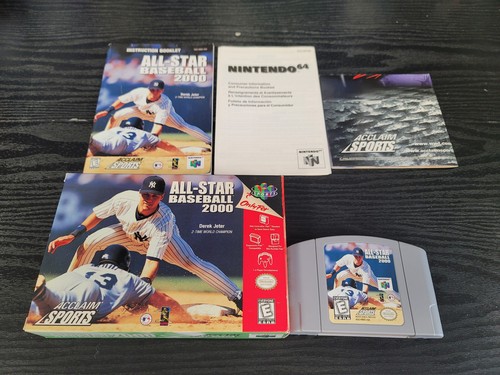 All-Star Baseball 2000 Nintendo 64 N64 Complete In Box CIB Mint ...