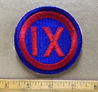 US Army - IX Corps Embroidered Patch (NOS) | eBay