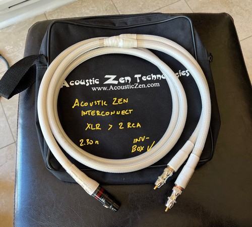 Acoustic Zen WOW II - XLR Female to 2 RCA HIFI Splitter interconnect ...