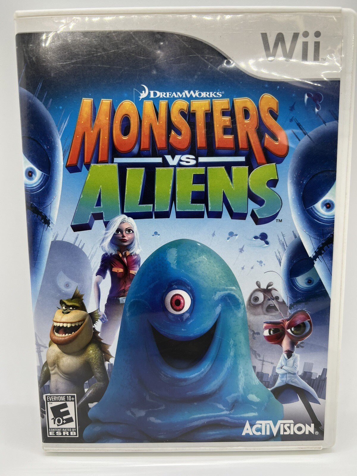 Monsters Vs Aliens For Nintendo Wii - Very Good Condition Activision ...