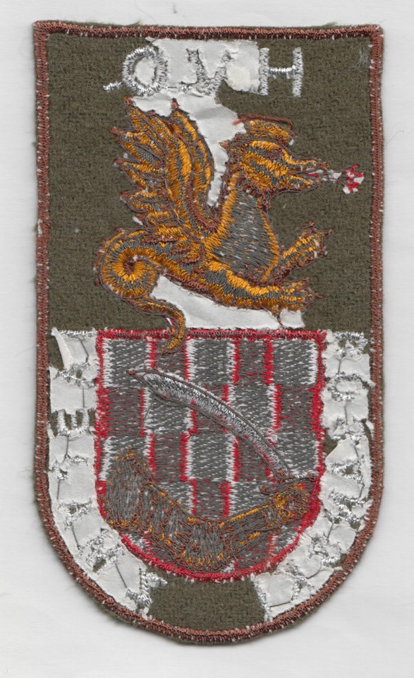 🔴CROATIA ARMY - HVO BOSANSKI ZMAJEVI - BOSNIAN DRAGONS, rare sleeve ...