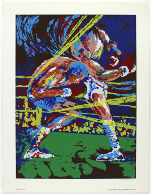1975 Muhammad Ali "Ali Knockout" 20"x 26" Ted Tanabe Serigraph | eBay