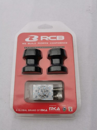 RCB Racing Boy Swingarm Bobbins Paddock Stand Spools Black M8 Custom ...
