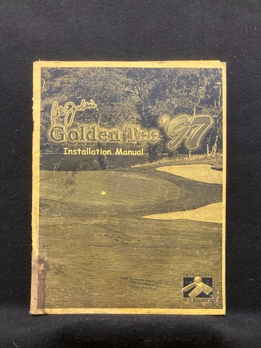 Original Golden Tee '97 Arcade Game Installation Manual | eBay