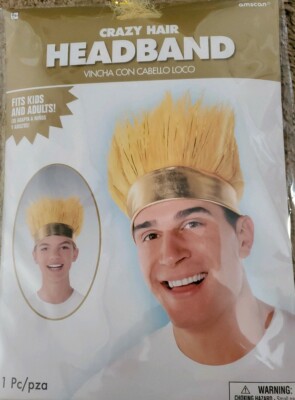 GOLDEN YELLOW Crazy Hair Wig - Parties Superbowl Party - 49ERS COLOR ...