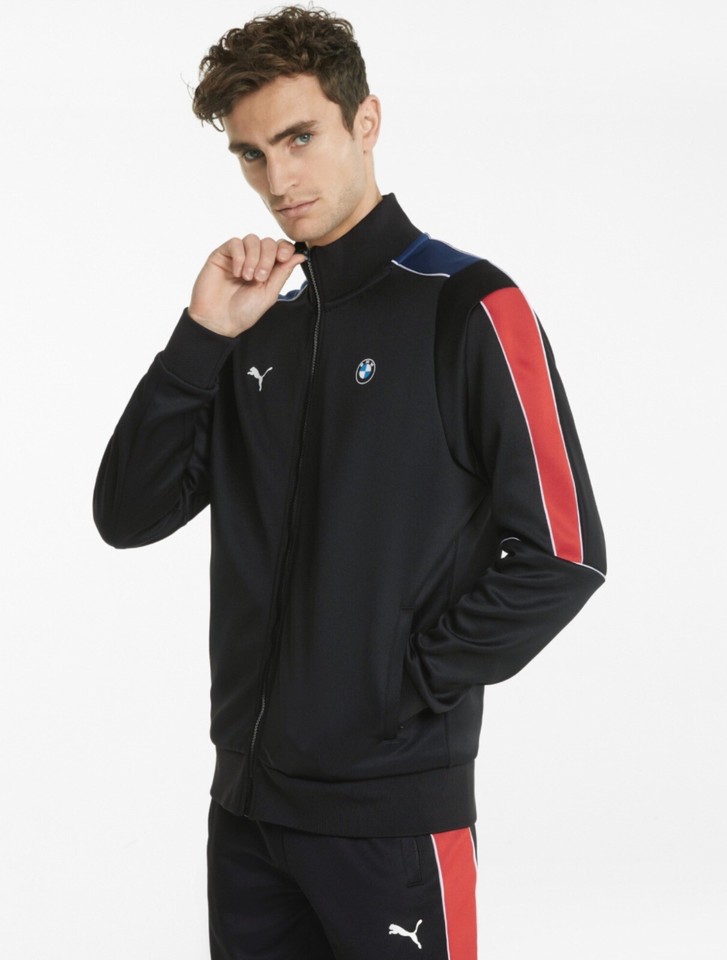 Mens Puma BMW Motorsport T7 Track Jacket Casual Jogging Gym Outdoor | eBay
