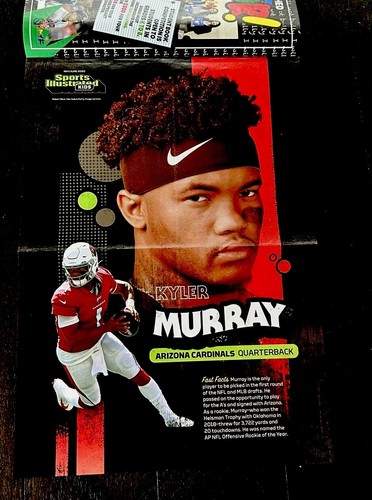 KYLER MURRAY RARE POSTER SI FOR KIDS 2020 ARIZONA CARDINALS LIZ CAMBAGE ...