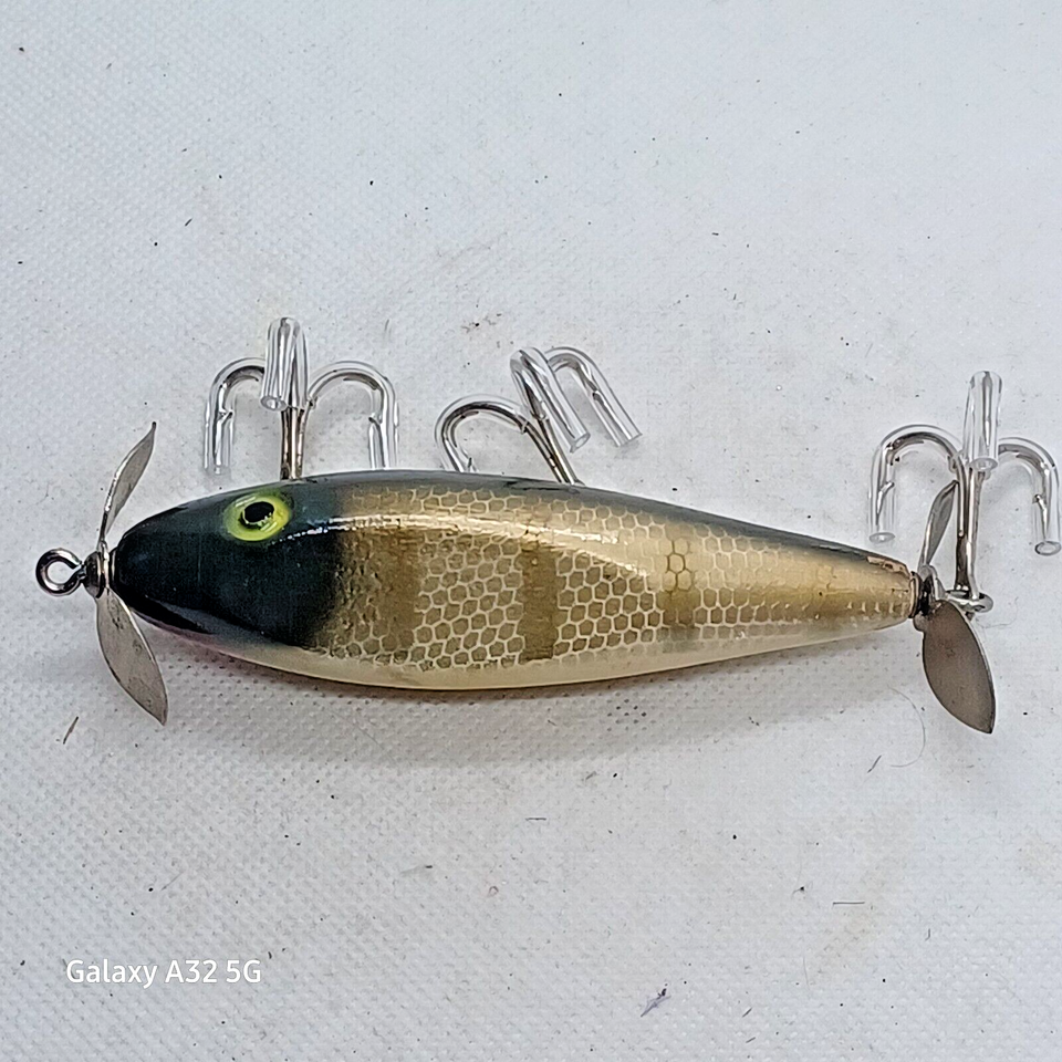 Herter's Injured Minnow Vintage Fishing Lure Crippled Killer Wood Pike ...