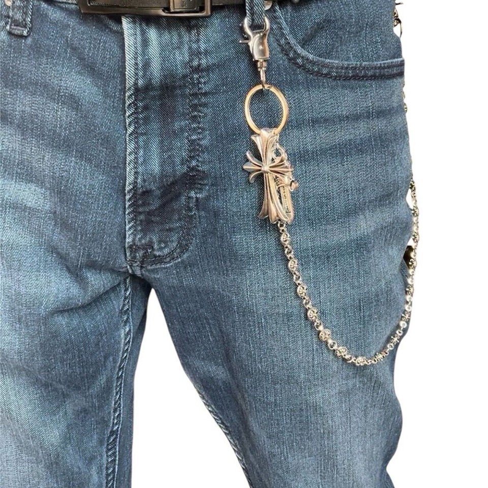 Cross Pants Wallet Chain Biker Trucker Keychain Jean Key Chain for Men ...