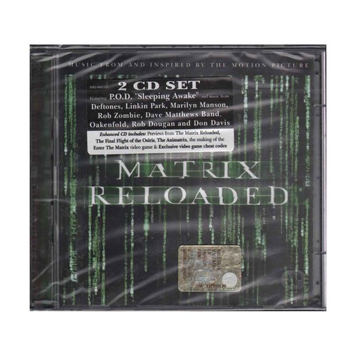 VV. AA. 2 CD The Matrix Reloaded OST Bande originale Maverick ‎9362 ...