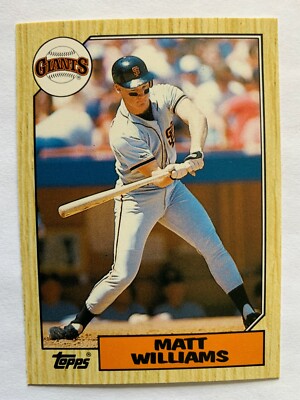 MATT WILLIAMS TOPPS #129T - 1987 | eBay