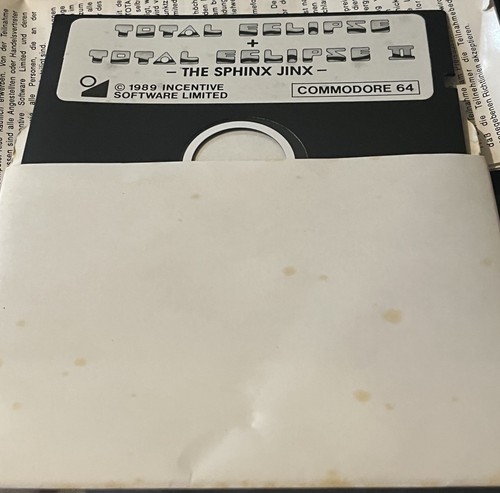 Commodore 64 / 128 C64 - Total Eclipse Disk Game | eBay