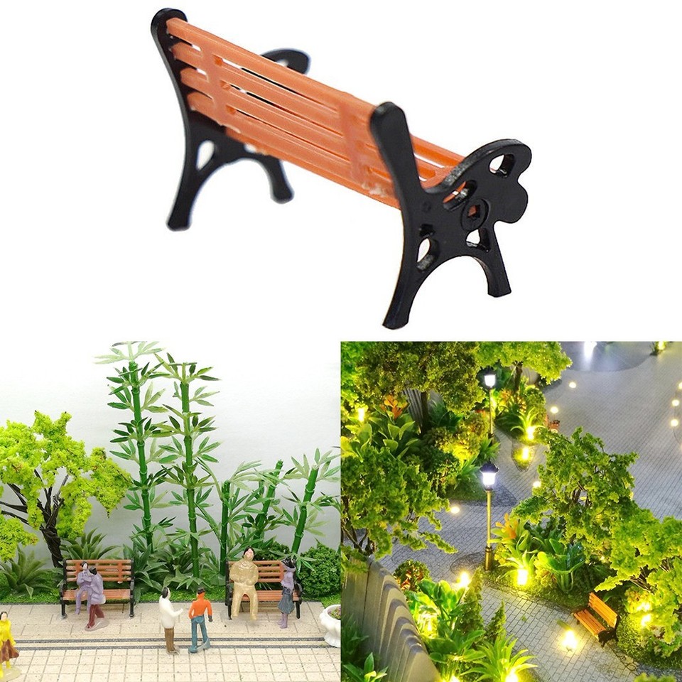 Model Train Model Model Park Bench Park Layout Settee Street Brand New ...