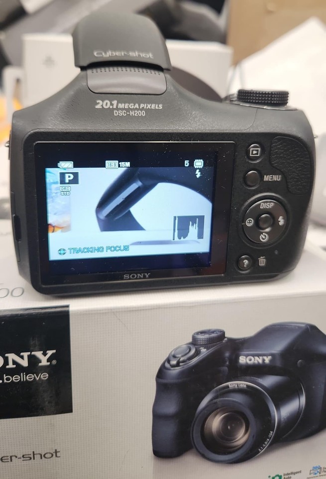 Sony Cyber-shot DSC-H200 20.1 MP Digital Camera Black Open box | eBay