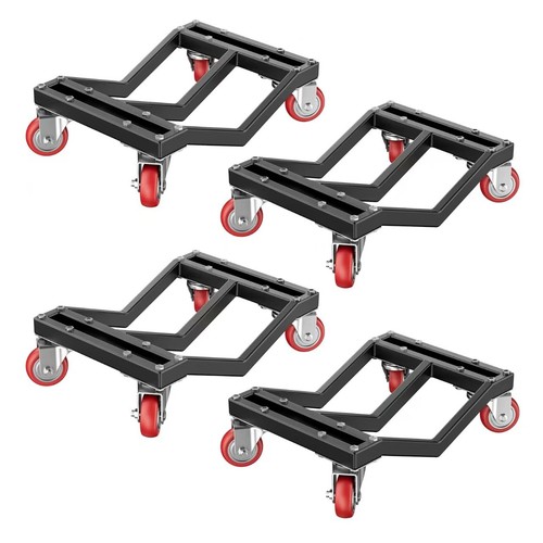 6000 LBS Car Wheel Dolly Set of 4, Heavy Duty Vehicle Dollies, 360 ...