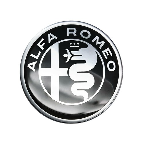Aufkleber Alfa Romeo 3D Beamte Logo Black 48 MM 8016408218291 | eBay.de