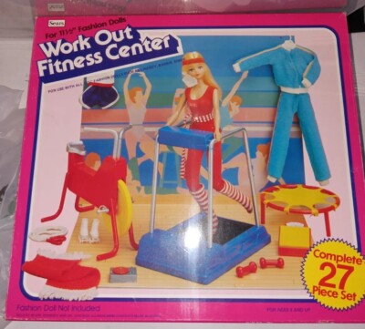 Vintage SEARS WORKOUT FITNESS CENTER GYM For 11.5" FASHION DOLL ...