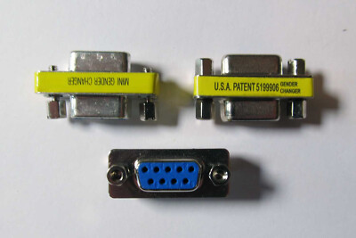 3 pcs VGA SVGA 15 Pin Female to Female F/F Mini Gender Changer Adapter ...