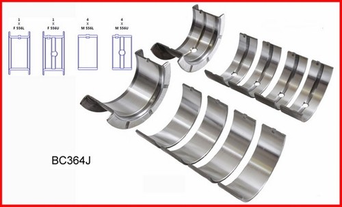 ENGINE REBUILD OVERHAUL KIT For 1971-1979 CHEVROLET BBC 454 7.4L V8 w ...