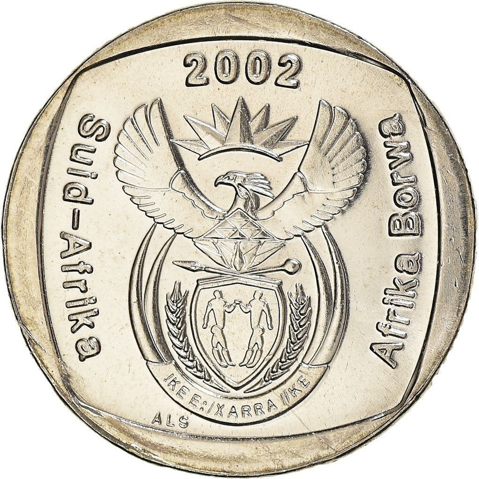 South Africa 1 Rand Coin | Suid-Afrika - Afrika Borwa | KM272 | 2002 ...