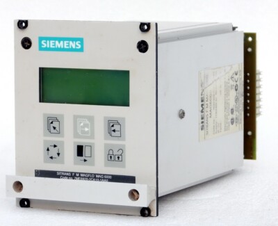 SIEMENS SITRANS FM MAG 6000 DIGITAL ELECROMAGNETIC FLOW METER 7ME6920 ...
