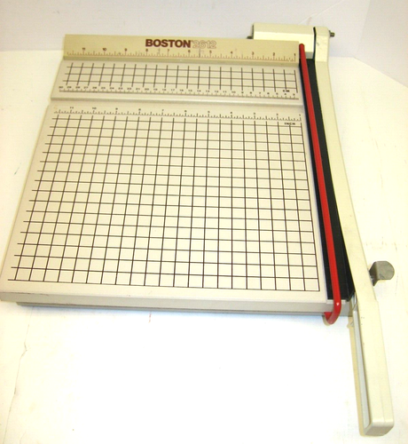Boston 2612 12" Heavy Duty Paper Cutter, Pre-Owned VGC | eBay