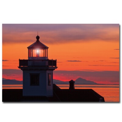 Patos Island Lighthouse V by Paulson Gallery-Wrap Canvas Giclee Art (24 ...