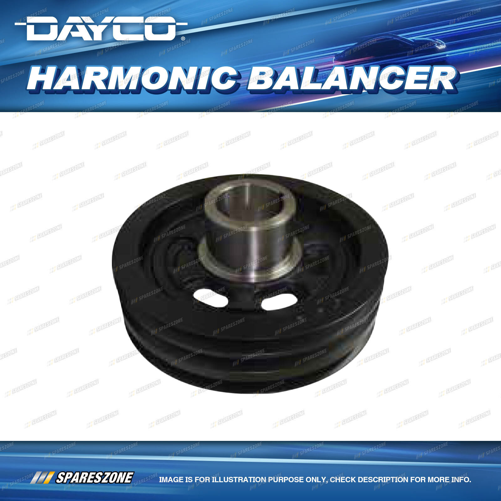 Dayco Powerbond Harmonic Balancer OEM Replacement for Mazda B2500 2.5L ...