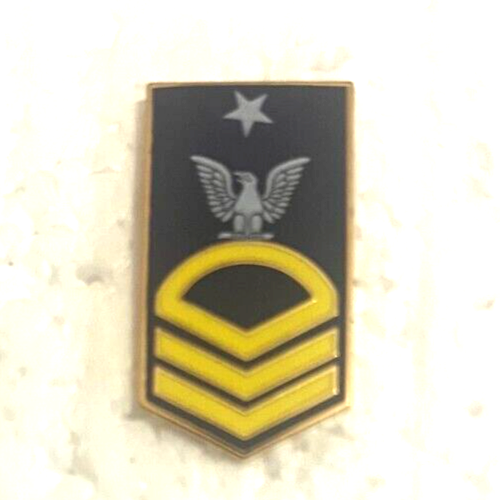 U.S. NAVY SENIOR CHIEF PETTY OFFICER E-8 SCPO RANK HAT or LAPEL PIN ...