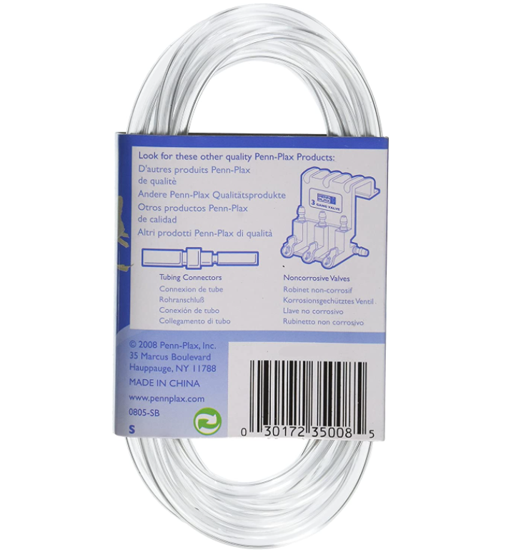 Fish Tank Airline Tubing Air Line Pump Hose Aquarium Flexible Clear ...