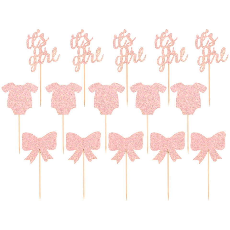 36pcs Party Cake Toppers Decorative Cake Adornment Dessert Inserting ...